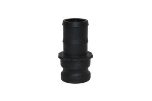 4" Type E Aluminum Male Hose Cam and Groove x Hose Shank (Multi-Barb)